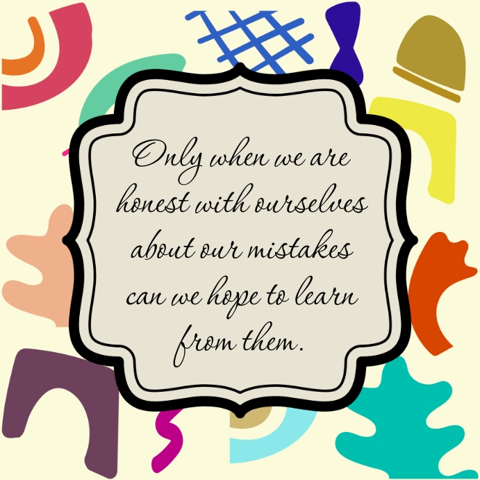 Learning from mistakes quote Template | PosterMyWall