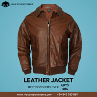 leather jacket Template | PosterMyWall