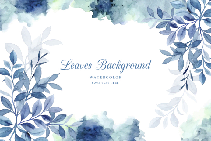 Leaves Background Template | PosterMyWall