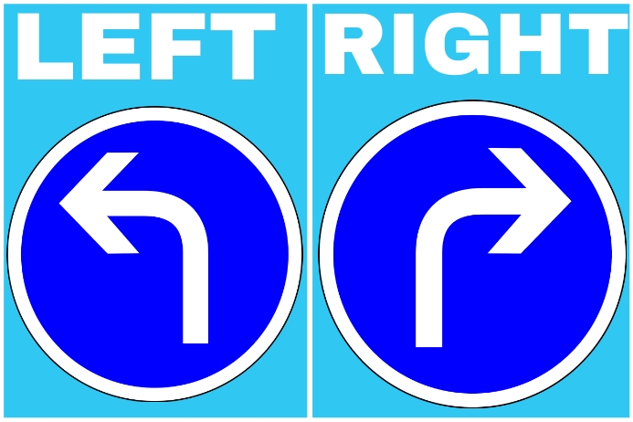 Copy of LEFT AND RIGHT BOARD SIGN TEMPLATE | PosterMyWall