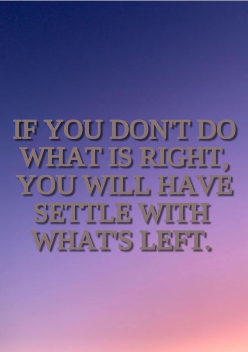 LEFT AND RIGHT QUOTE TEMPLATE | PosterMyWall