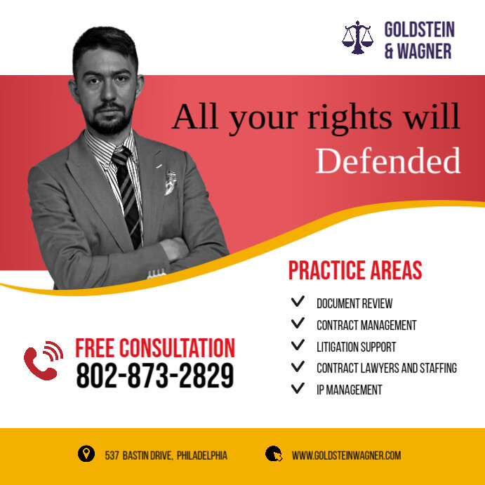 Legal Service Template | PosterMyWall