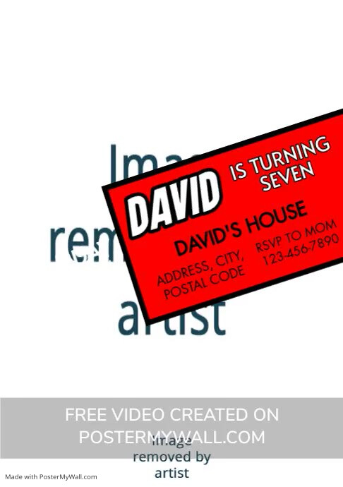 Lego Colorful Birthday Invitation template A4 | PosterMyWall