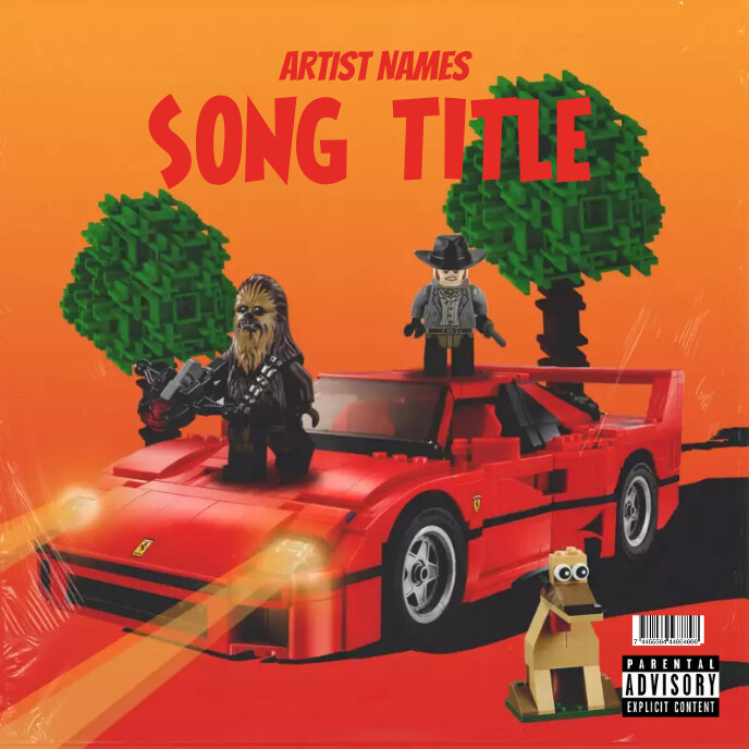 Lego Gang - Single Mixtape Song EP Album Cover Art Artwork Template ...