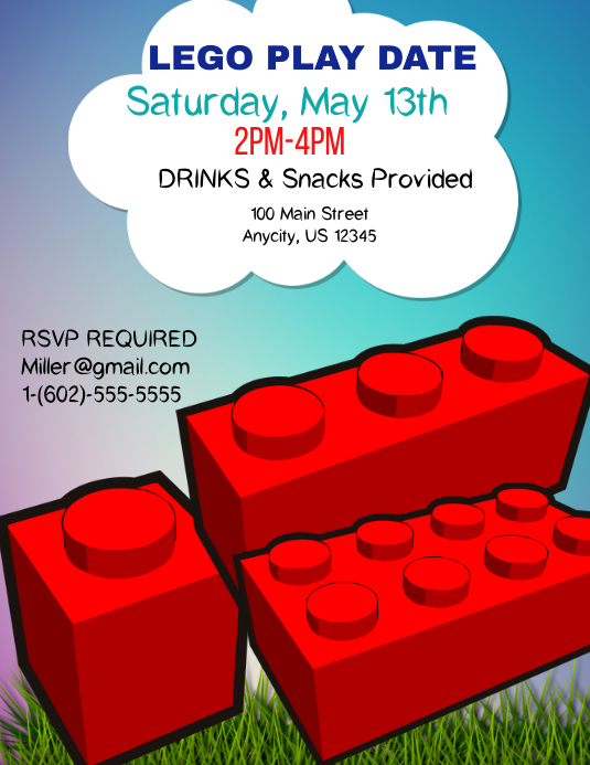 Copy of LEGO play Date | PosterMyWall