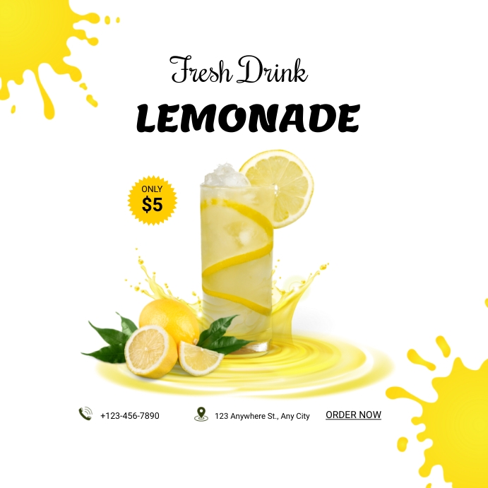 Lemon day template | PosterMyWall