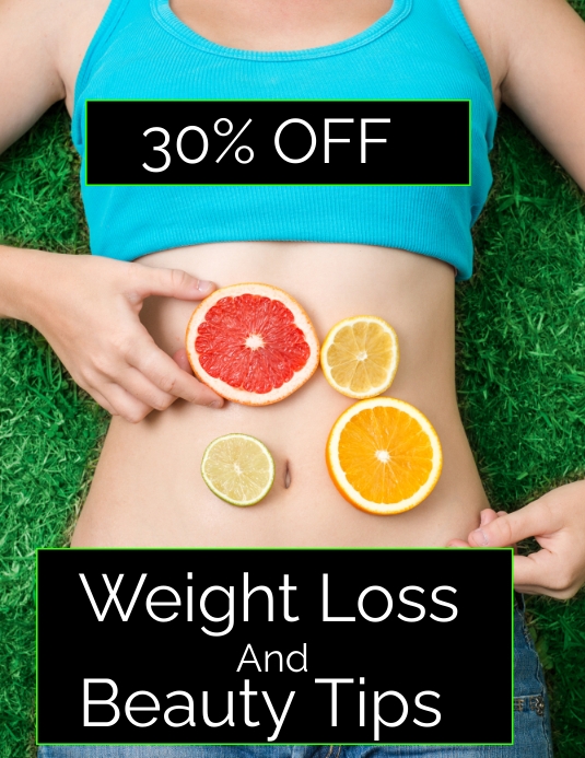 Lemon health and beauty tips flyers Template | PosterMyWall