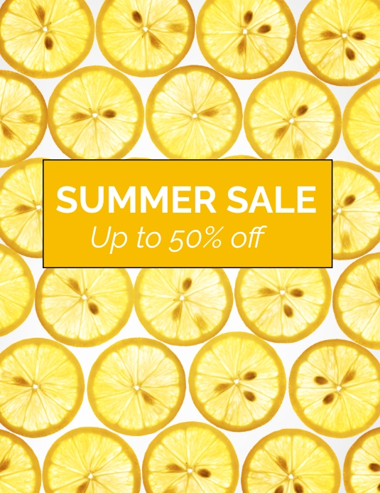 Lemon sale Template | PosterMyWall