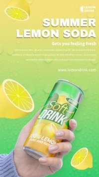 Lemon Soft Drink Ads Template | PosterMyWall