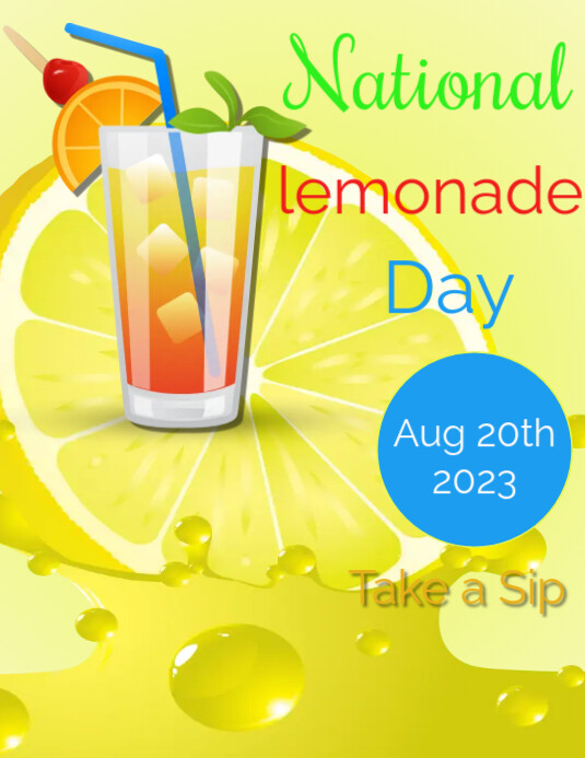 Plantilla de Lemonade Day | PosterMyWall