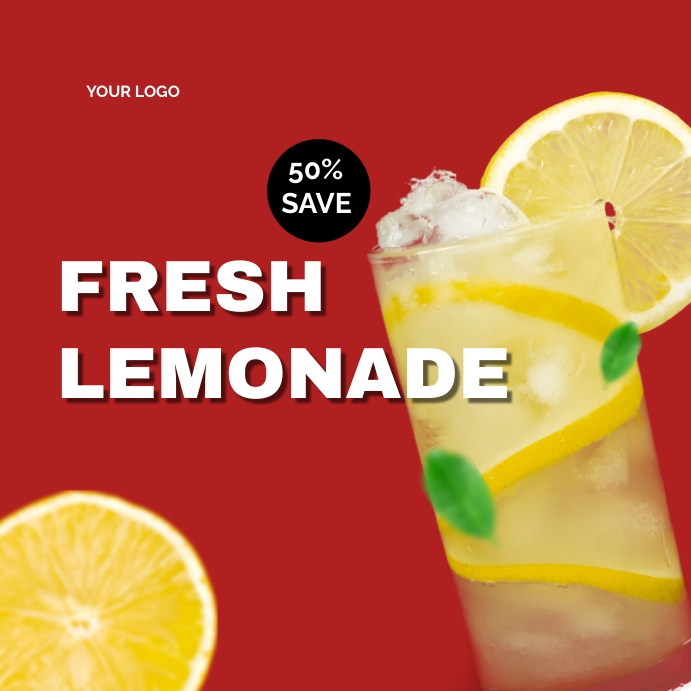 Plantilla de lemonade day instagram post | PosterMyWall