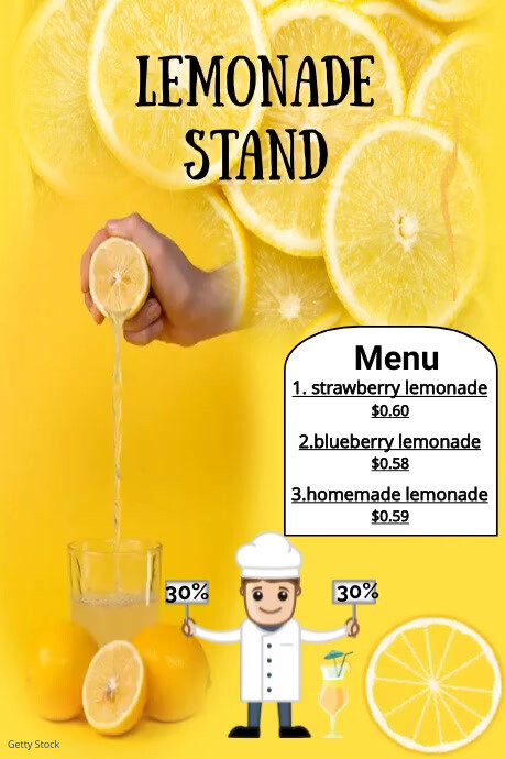 lemonade day poster Template | PosterMyWall
