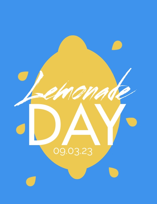 Lemonade Flyer Template | PosterMyWall