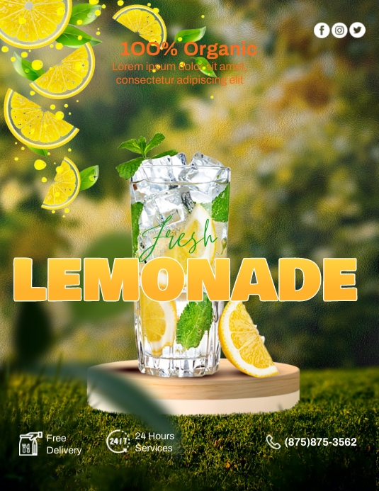 Lemonade Offer Template | PosterMyWall