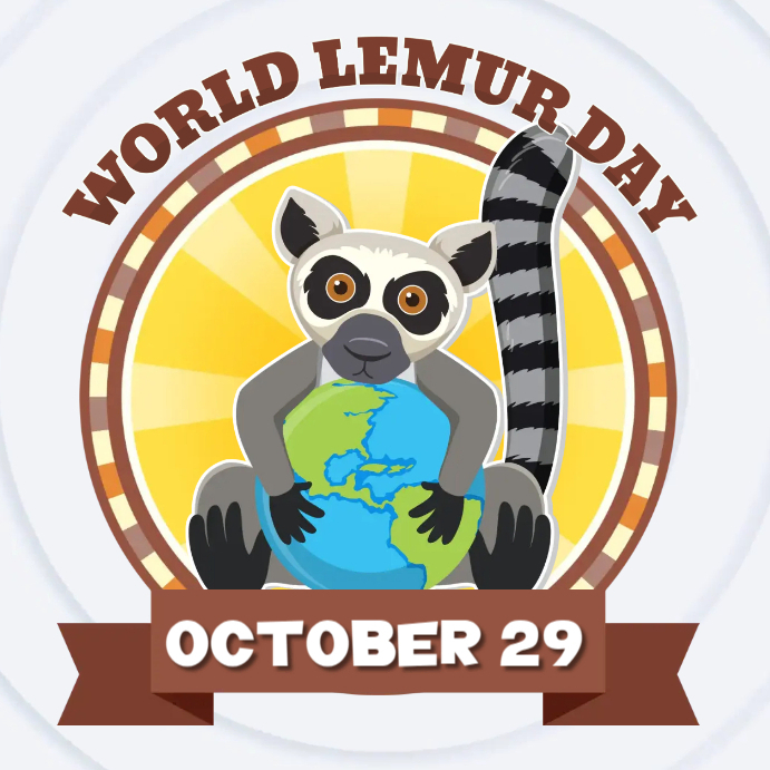Lemur Day Template | PosterMyWall