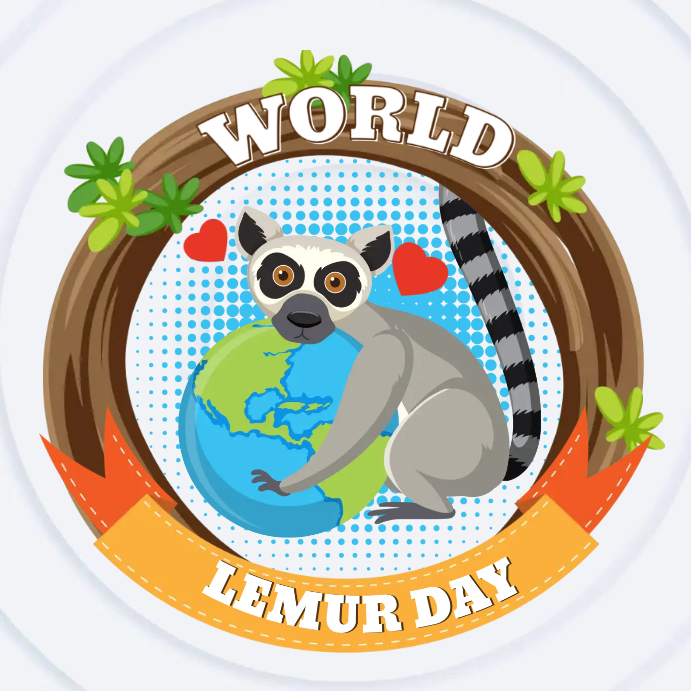 Lemur Day Flyers Template | PosterMyWall