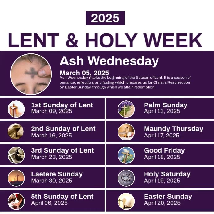 Copy of Lent & Holy Week Ads | PosterMyWall