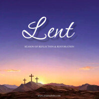 Lent Template | PosterMyWall