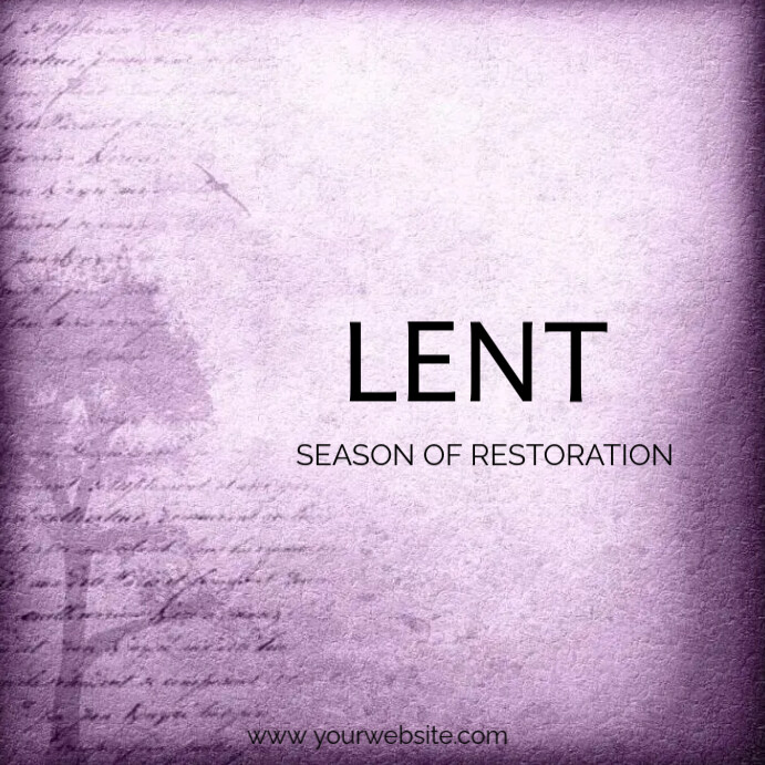 Lent Template | PosterMyWall