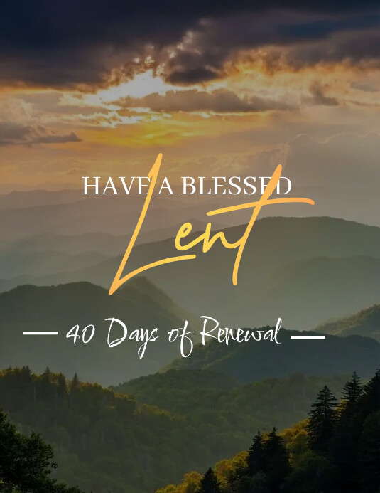 Lent Template | PosterMyWall