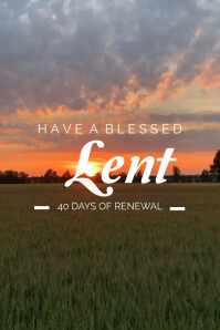 Lent Template | PosterMyWall