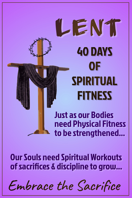 Copy of Lent Message Poster | PosterMyWall