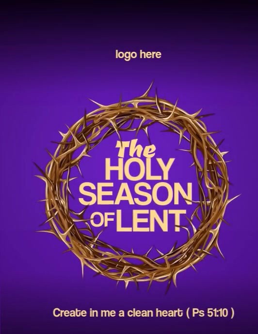 Lent season ads Template | PosterMyWall