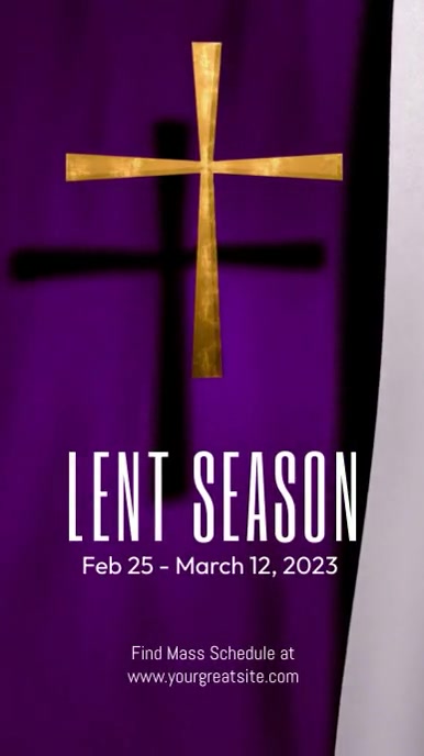 Copy of Lent Season | PosterMyWall