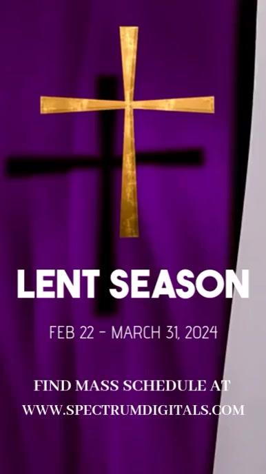 Lent season Template | PosterMyWall