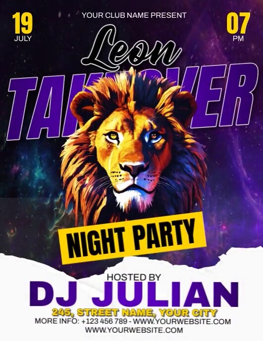 Copy of Leon Night Party | PosterMyWall