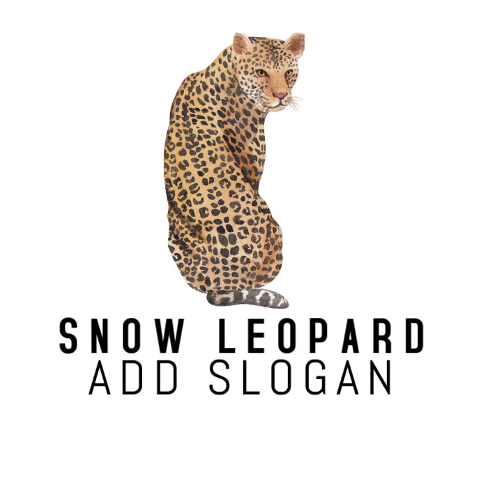 Modèle LEOPARD LOGO | PosterMyWall