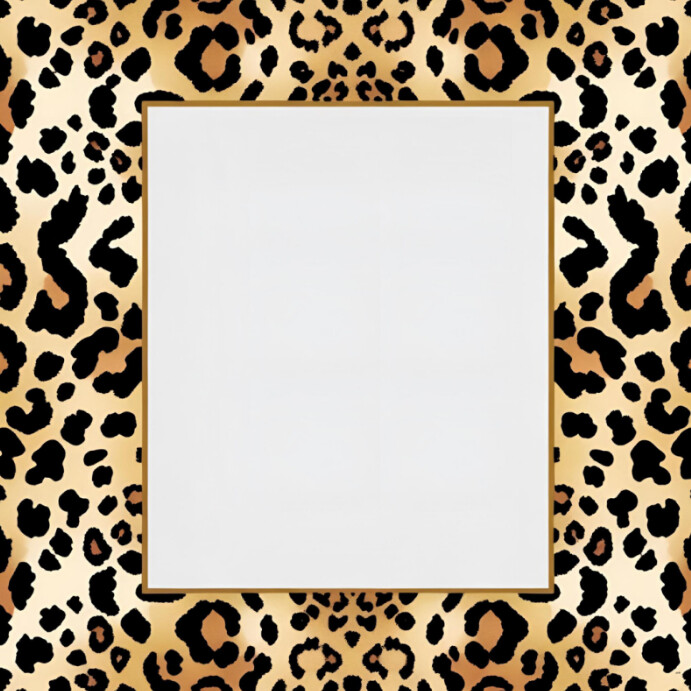 Copy of Leopard Print Banner Design Background | PosterMyWall