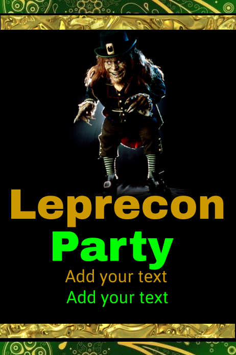 Copy of Leprecon Party Template | PosterMyWall