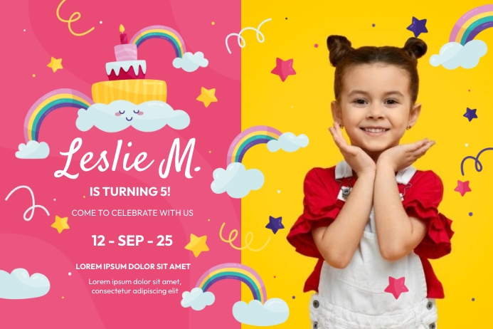 Leslie's Magical Birthday Invitation Template | PosterMyWall