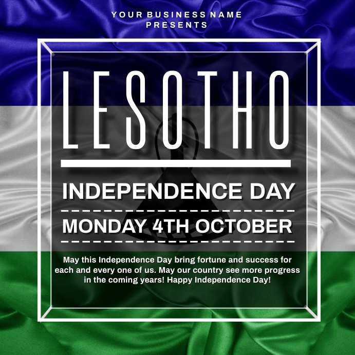 Lesotho Template | PosterMyWall