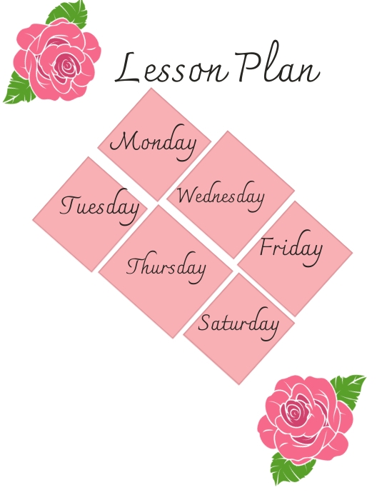 Lesson Plan for teachers Template | PosterMyWall