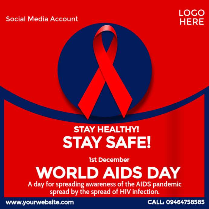 Copy of Let's Beat AIDS | PosterMyWall