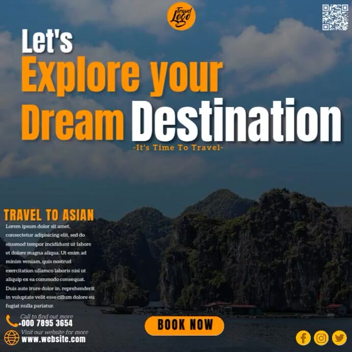 Copy of Let's Explore Your Dream Destination | PosterMyWall