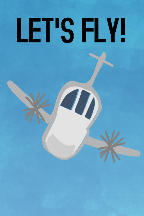 Let's Fly Template | PosterMyWall