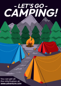 Camping Ads Template | PosterMyWall