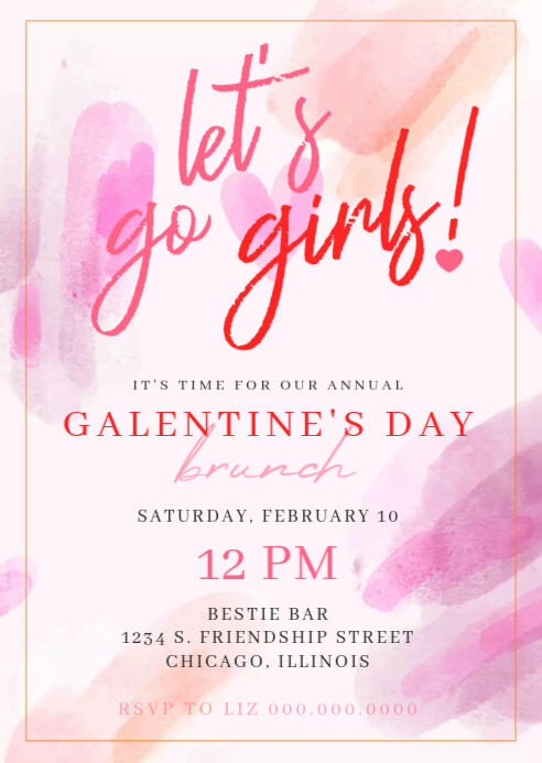 829+ Free Galentine's Poster Templates | PosterMyWall