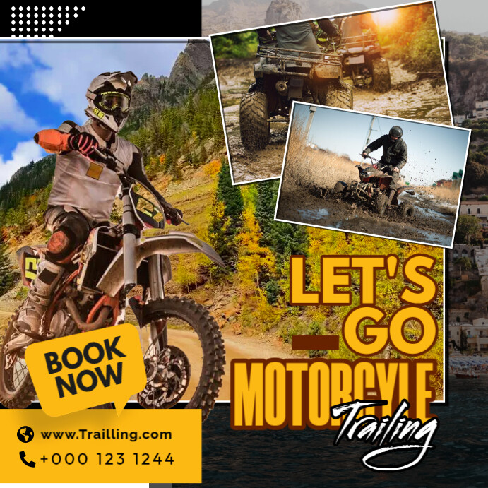 Let's Go Let's Ride Template | PosterMyWall