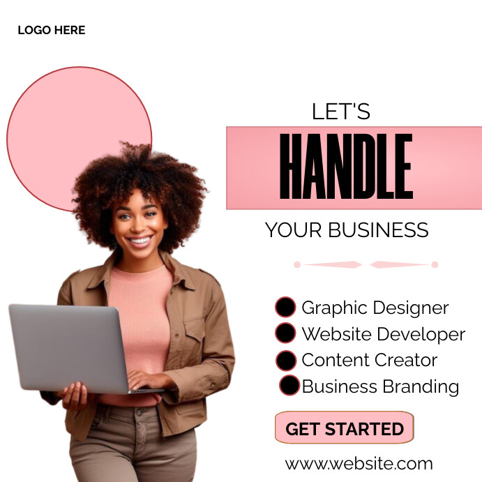 Copy of Let's handle your business | PosterMyWall