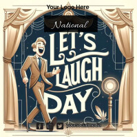 National Let's Laugh Day Poster Template | PosterMyWall