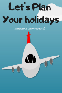 Let's plan your holidays Template | PosterMyWall
