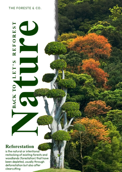 Let's Reforestation Template | PosterMyWall