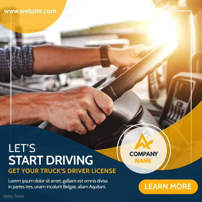 let's star driving instagram post banner adve Template | PosterMyWall