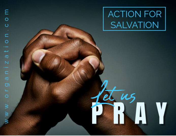 Copy of Let Us Pray Flyer (us Letter) | PosterMyWall