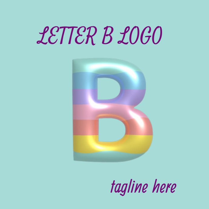 Letter B Logo Template | PosterMyWall