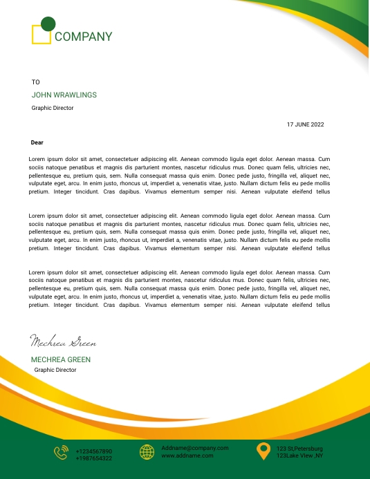letter head Template | PosterMyWall